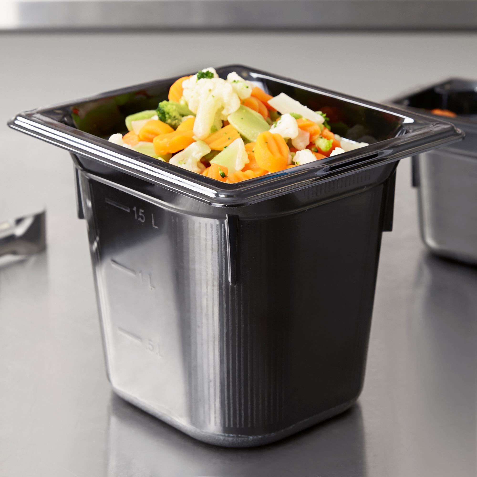 Super Pan® Plastic Pans - High Temperature - Black - Vollrath Foodservice