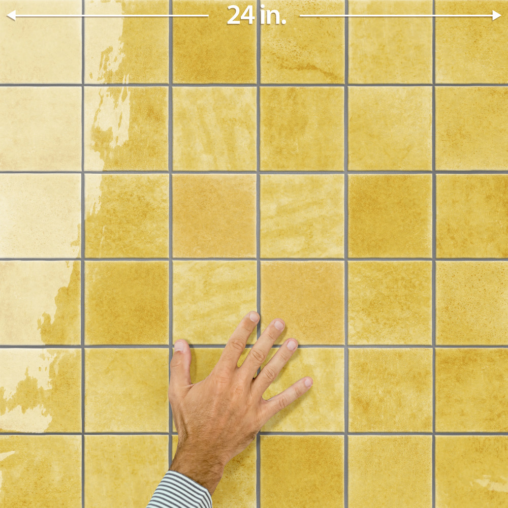 Menorca Lemon 4 in. x 4 in. Ceramic Wall Tile – Merola Tile