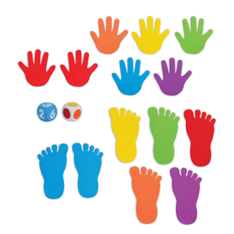 edxeducation® Hand and Foot Mark Set - Set of 26 - Knowledge Tree