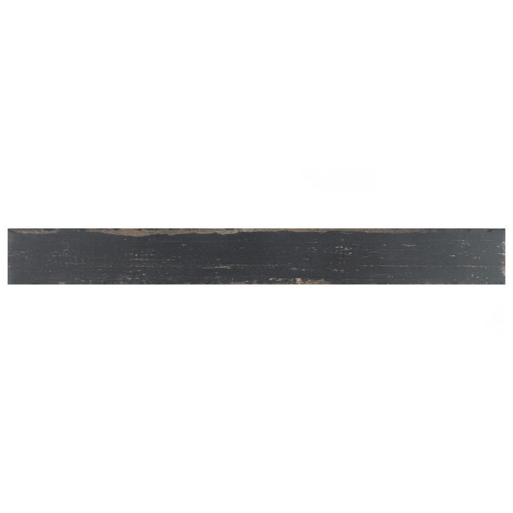 Retro Nero 2-3/4 in. x 23-1/2 in. Porcelain Floor and Wall Tile ...