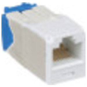 Panduit CJ6X88TGWH-C Mini-Com®, Cat 6A, UTP Jack Module, ABS, RJ45 ...