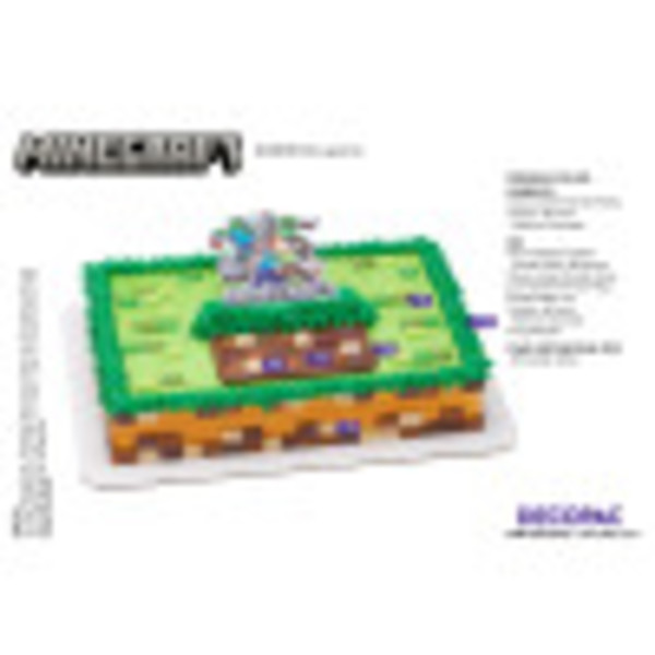 Minecraft | Cake Decorating Instruction Card | DecoPac