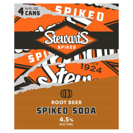 Stewart's Root Beer Spiked Soda