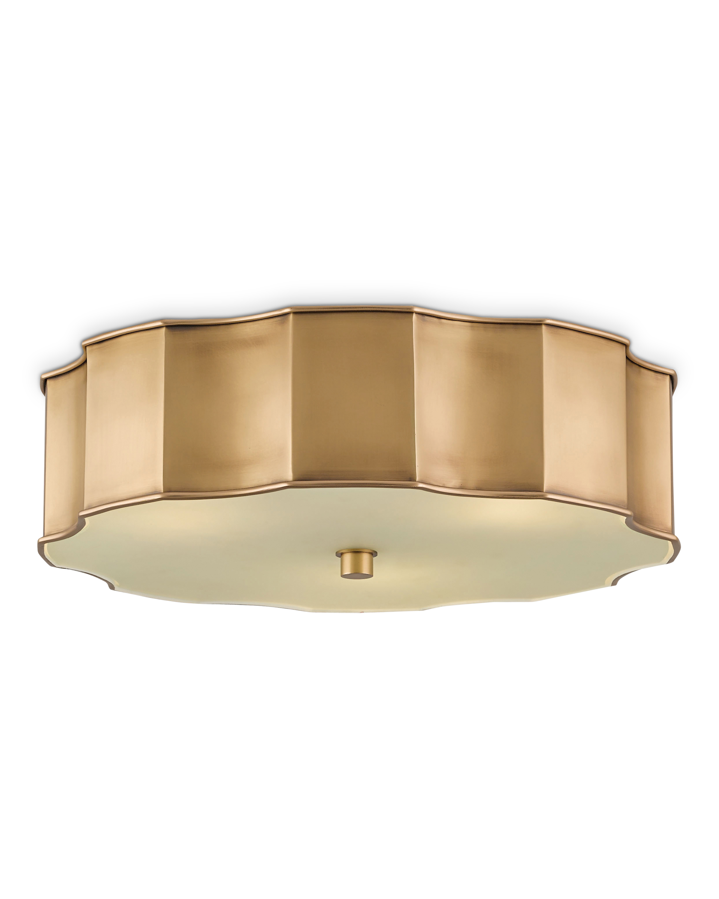 Wexford Brass Flush Mount