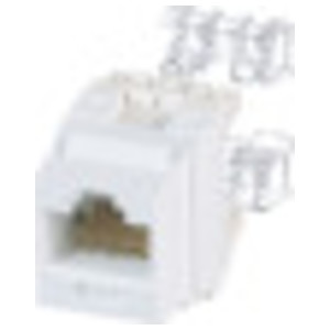 Panduit NK688MWH NetKey® Cat 6 Keystone Punchdown Jack Module, White ...