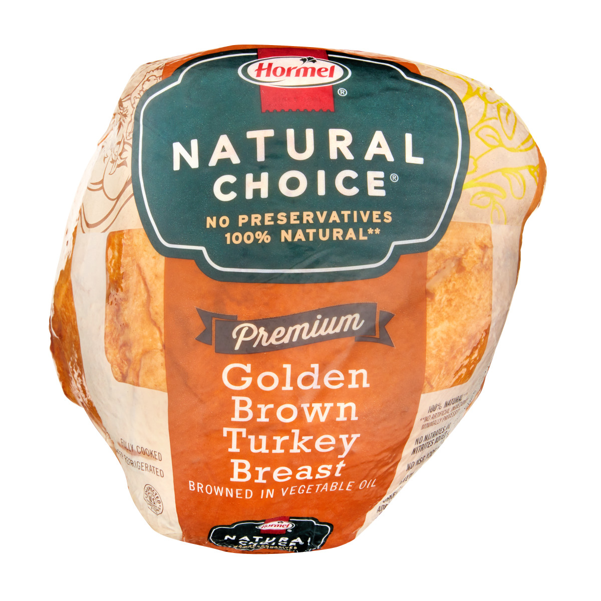 NATURAL CHOICE® Turkey Breast, Oil Browned, 2 pc • Hormel Product Code ...