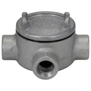 Crouse Hinds (Eaton) GUAT59 DIN112 GUA Conduit Outlet Box With Cover, 5 ...