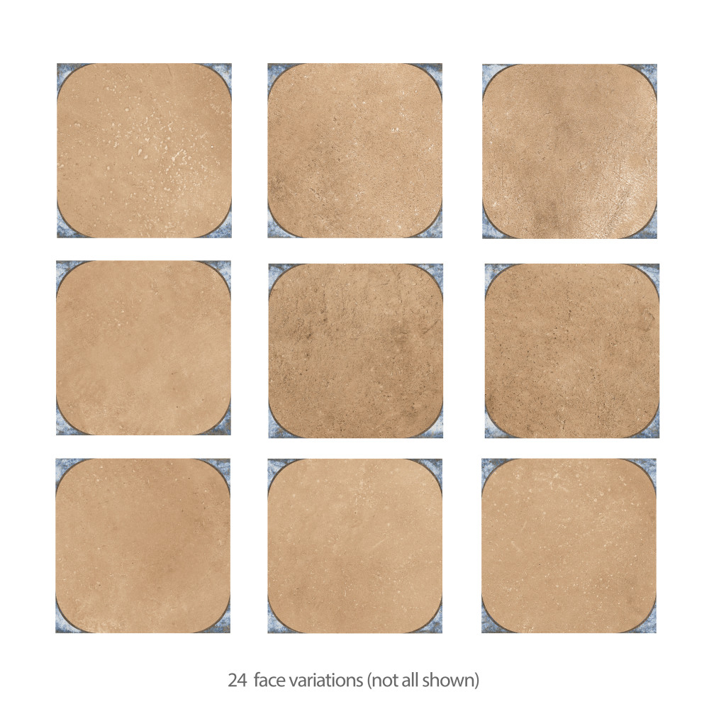 Sample - Atlas Star Quartet Cotto Marina Porcelain Floor and Wall Tile | Merola Tile