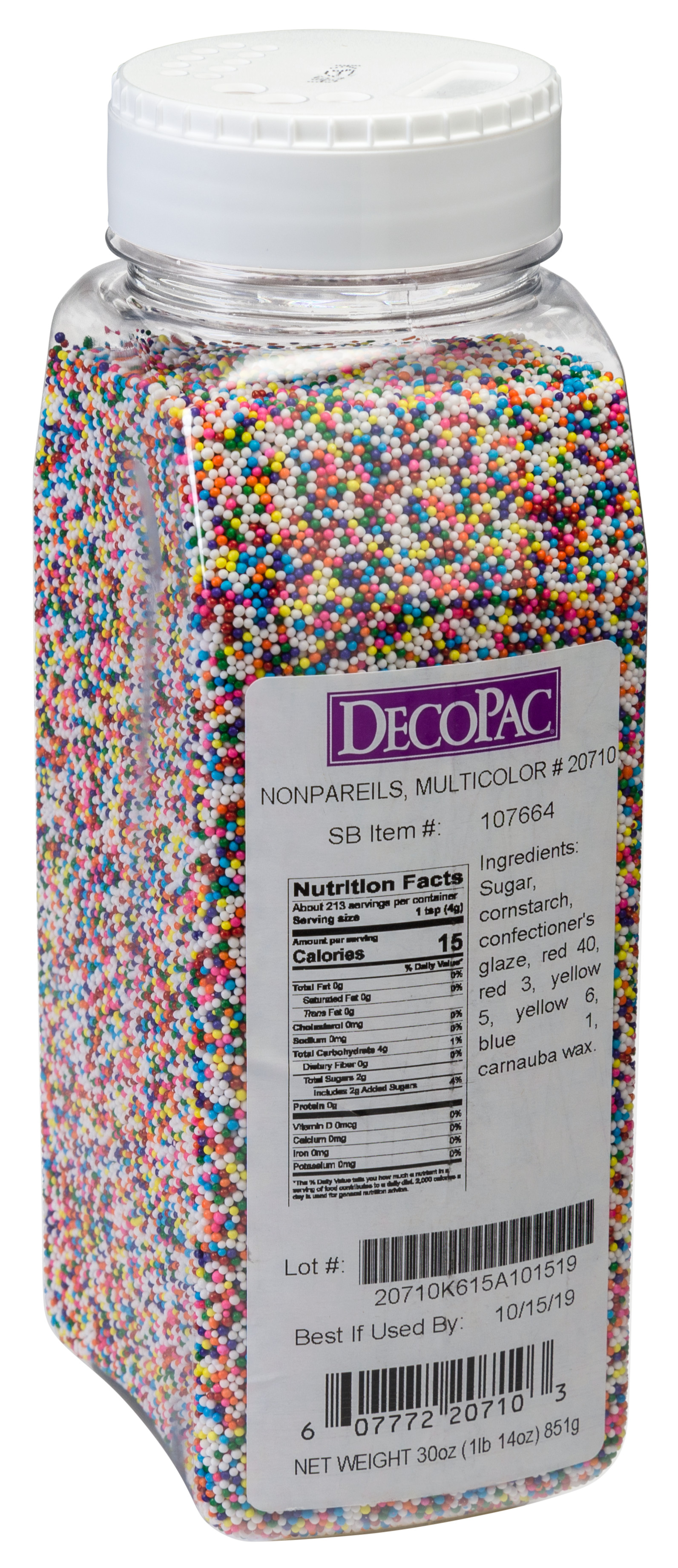 Multi-Colored Nonpareils | Sprinkles | DecoPac
