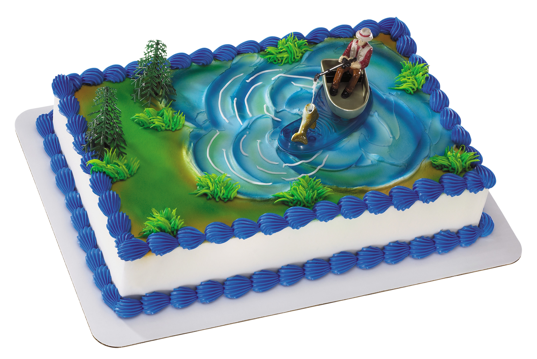 Fisherman with Action Fish | DecoSet® | DecoPac