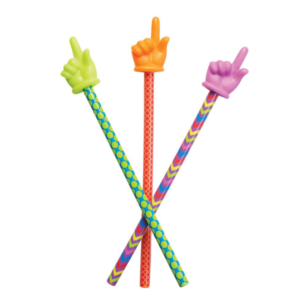 15" Hand Pointers, Set of 3, Patterned LER1958