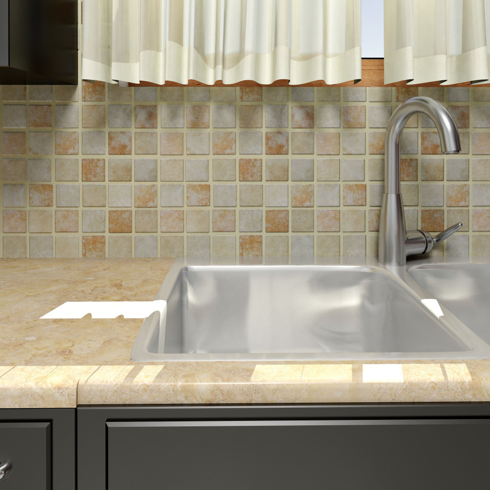 Colorado Quad Adobe 12-1/2 in. x 12-1/2 in. Porcelain Mosaic Tile ...