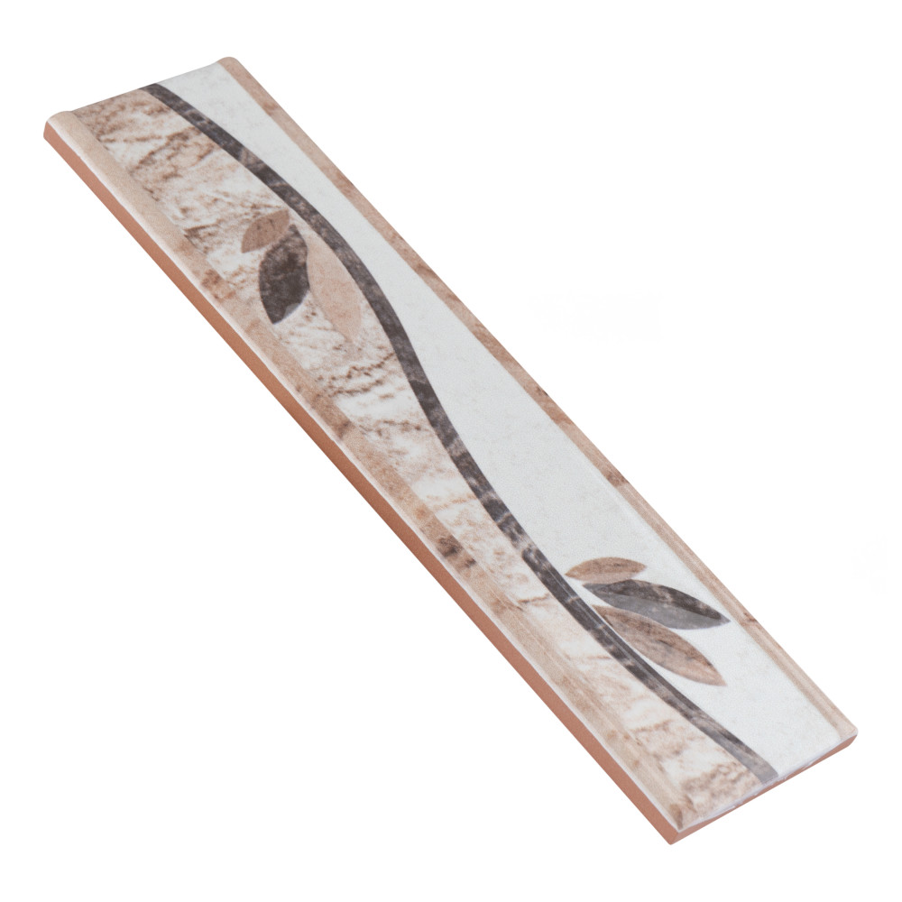 Ferraras Listello Base 2 in. x 7-7/8 in. Ceramic Wall Trim | Merola Tile