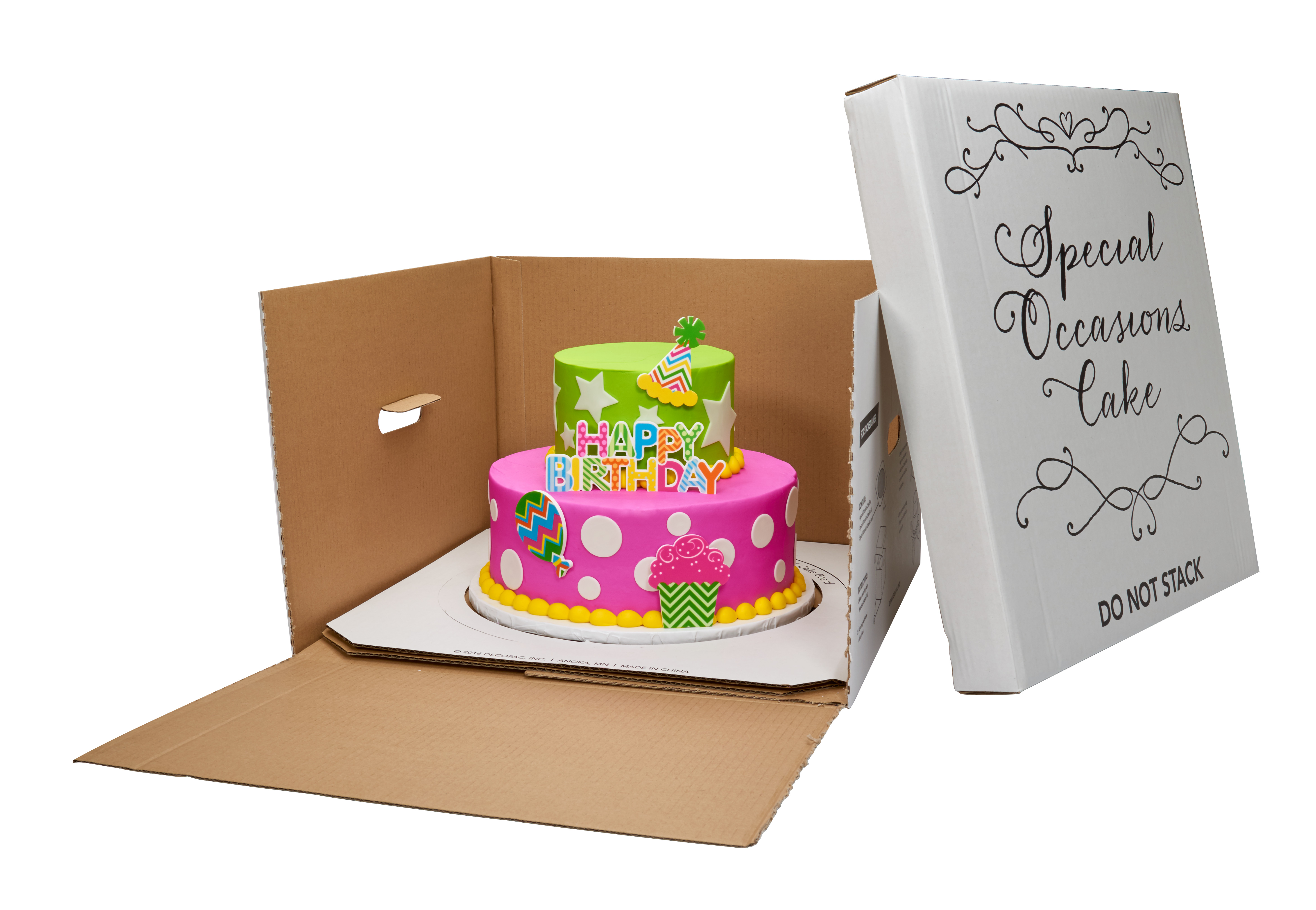 Cake Structure Set 6 10 Rd Stacked Cakes W White Boards | DecoPac