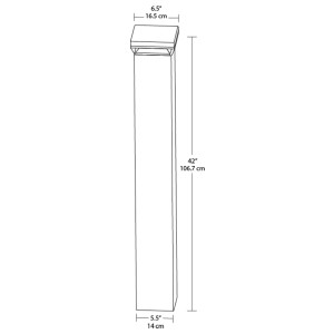 RAB Lighting BLED24NW Landscape 2564 Lumens Bled 42 Inches Square 24W ...