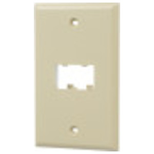 Panduit CFP2EI Mini-Com® Classic Series, 1 Gang, Vertical Faceplate, 2 ...