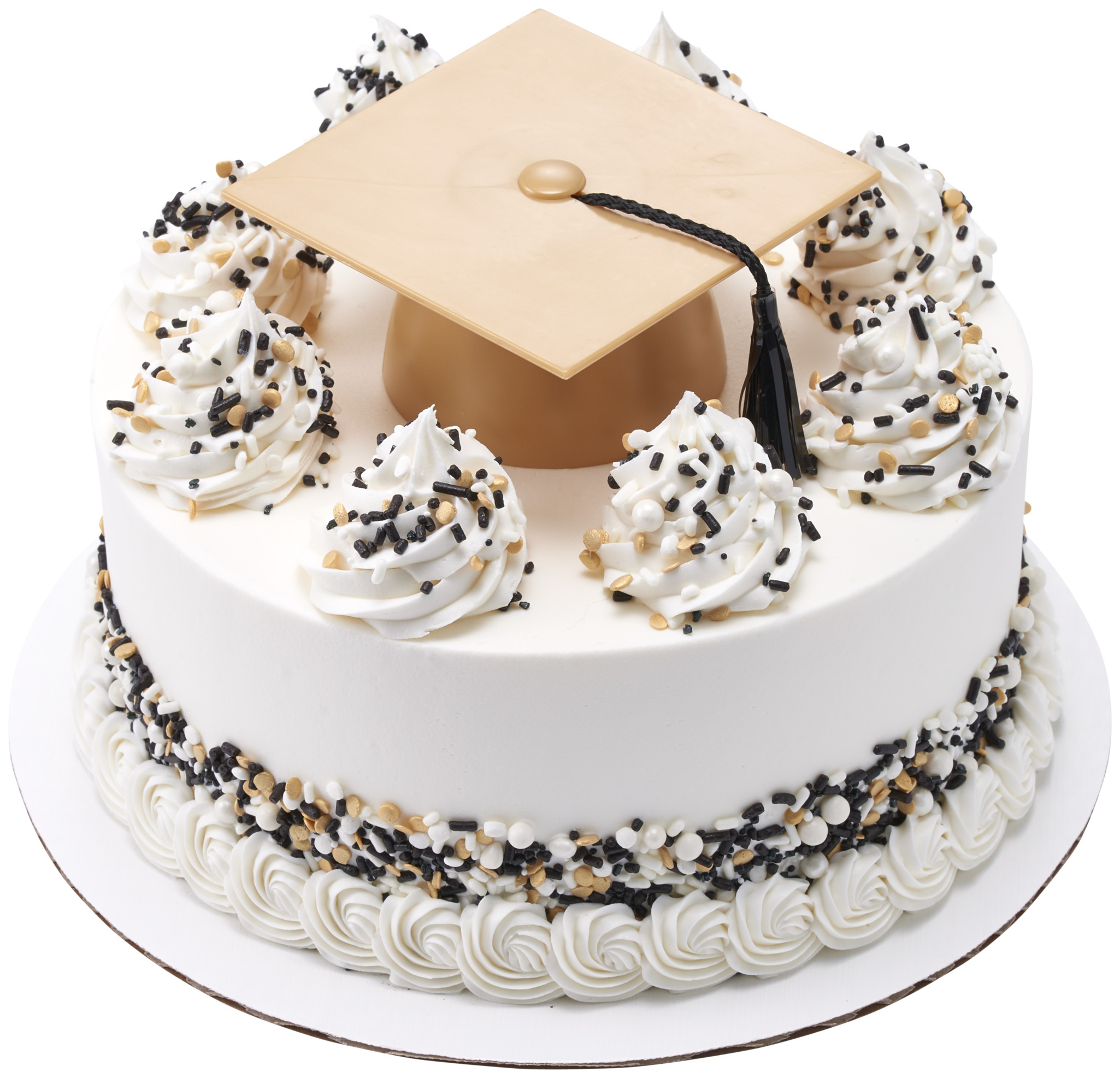 Gold Smooth Grad Hat | DecoPac