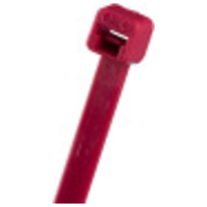 Panduit PLT4S-C2 Pan-Ty® PLT4S-C2 Cable Tie, Red, PA6.6, 14.5"L, 50lb ...
