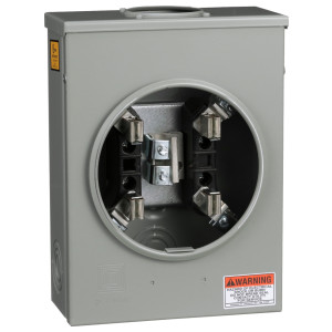 Square D (Schneider Electric) URTRS101B Meter Socket, Ringed, 1 Phase ...