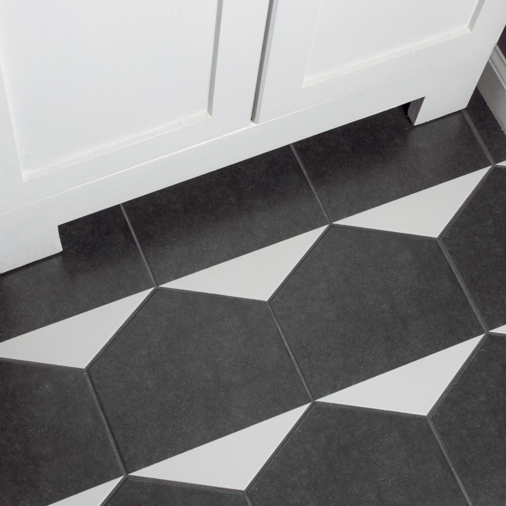 Peak Hex Blanco 8-5/8 in. x 9-7/8 in. Porcelain Floor and Wall Tile ...