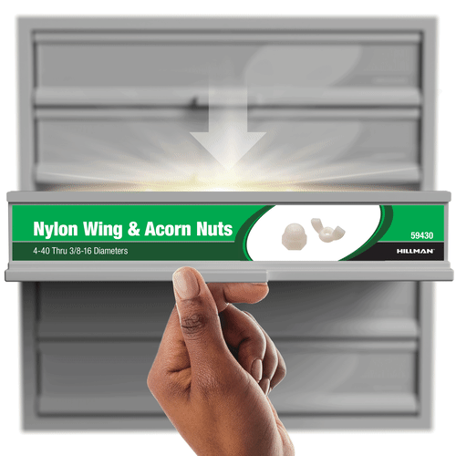 Nylon Wing & Acorn Nuts Assortment (#4-40 thru 3/8"-16)