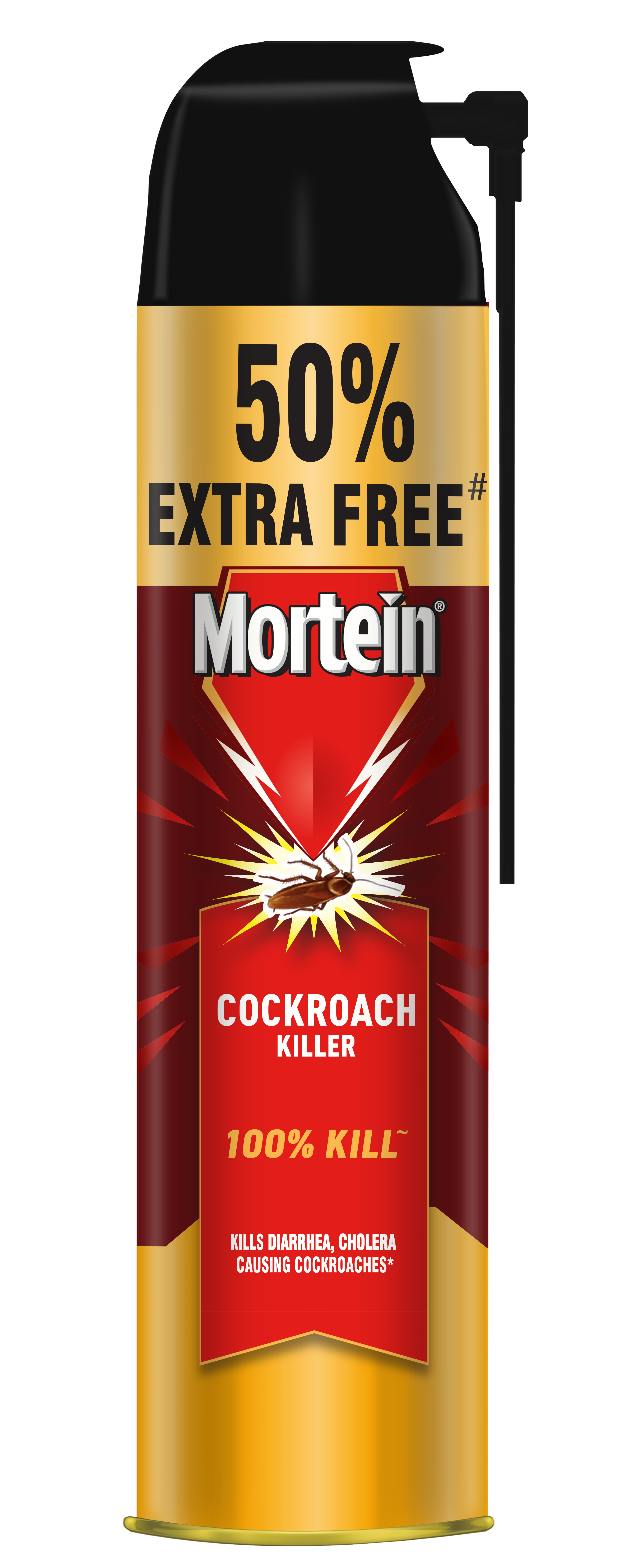 Cockroach Killer Spray 425 ml + 200 ml Free | Mortein