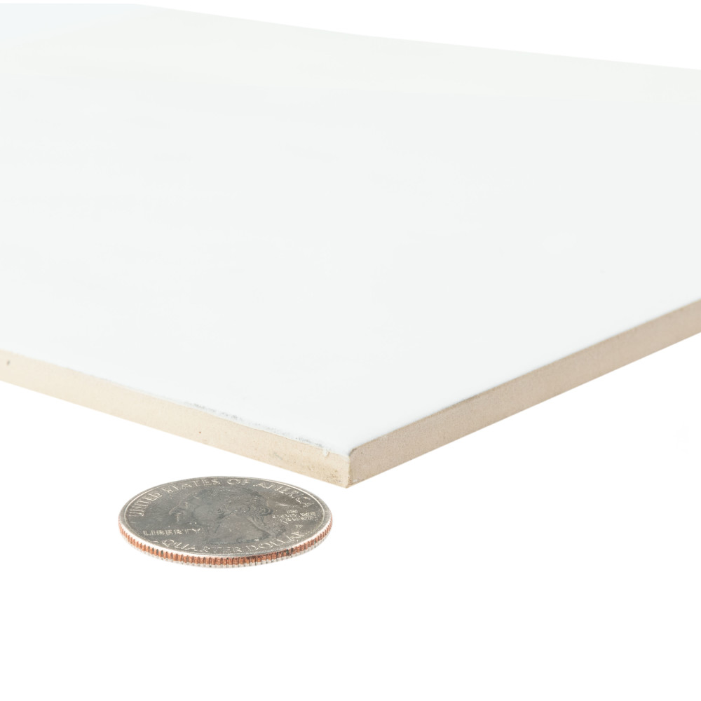 Berta Blanco 7-7/8 in. x 7-7/8 in. Ceramic Wall Tile | Merola Tile