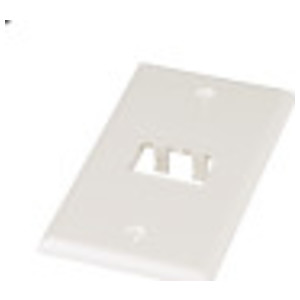 Panduit CFP2IW Mini-Com® Classic Series, 1 Gang, Vertical Faceplate, 2 ...