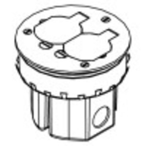 Wiremold (Legrand) 861DB Raised Floor/Wood Floor Box Assembly, 861 ...