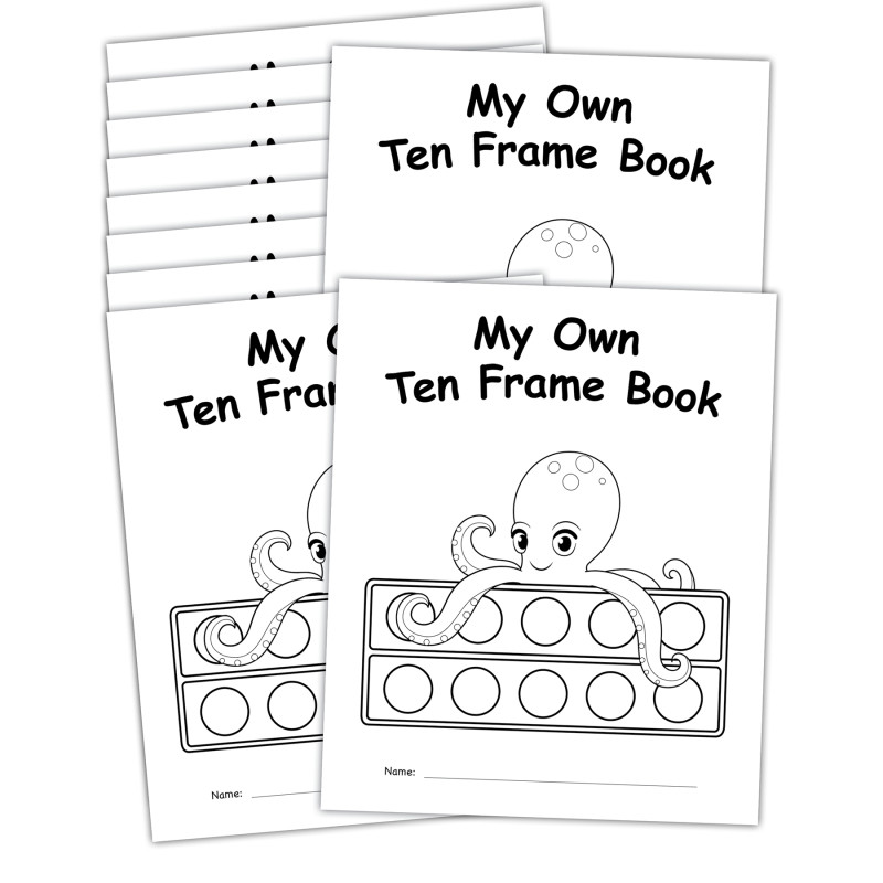 Teacher Created Resources® My Own Books: My Ten Frame Book, 10 Pack - Zuma
