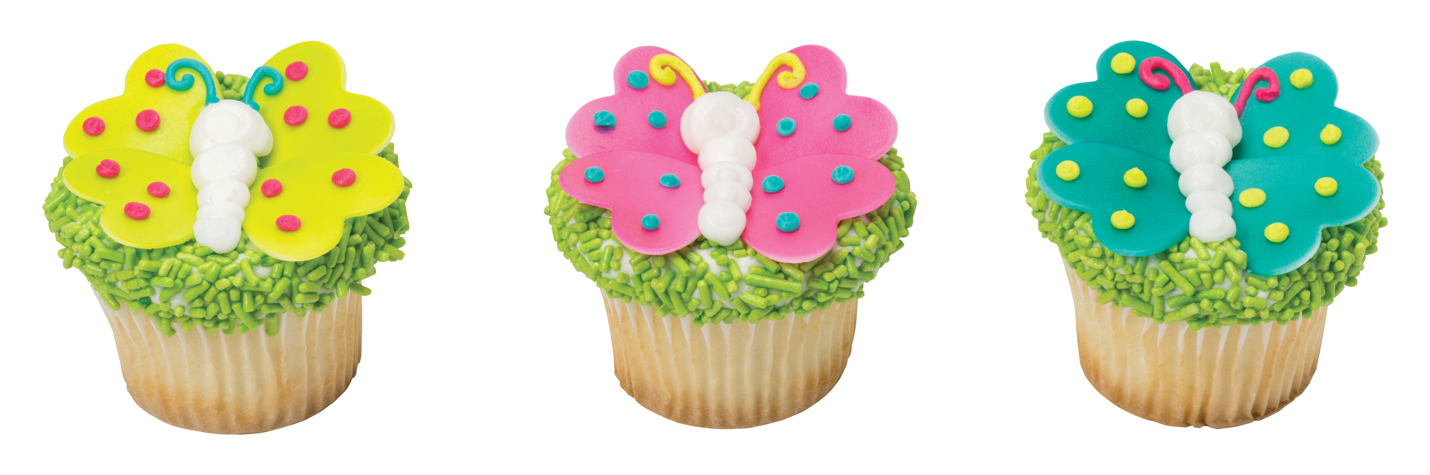 White Fondant Decoshapes Hearts | DecoPac