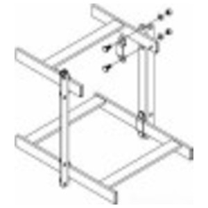 Chatsworth 31470-712 Cable Runway Standoff Support Kit, 12 In.H, Black ...