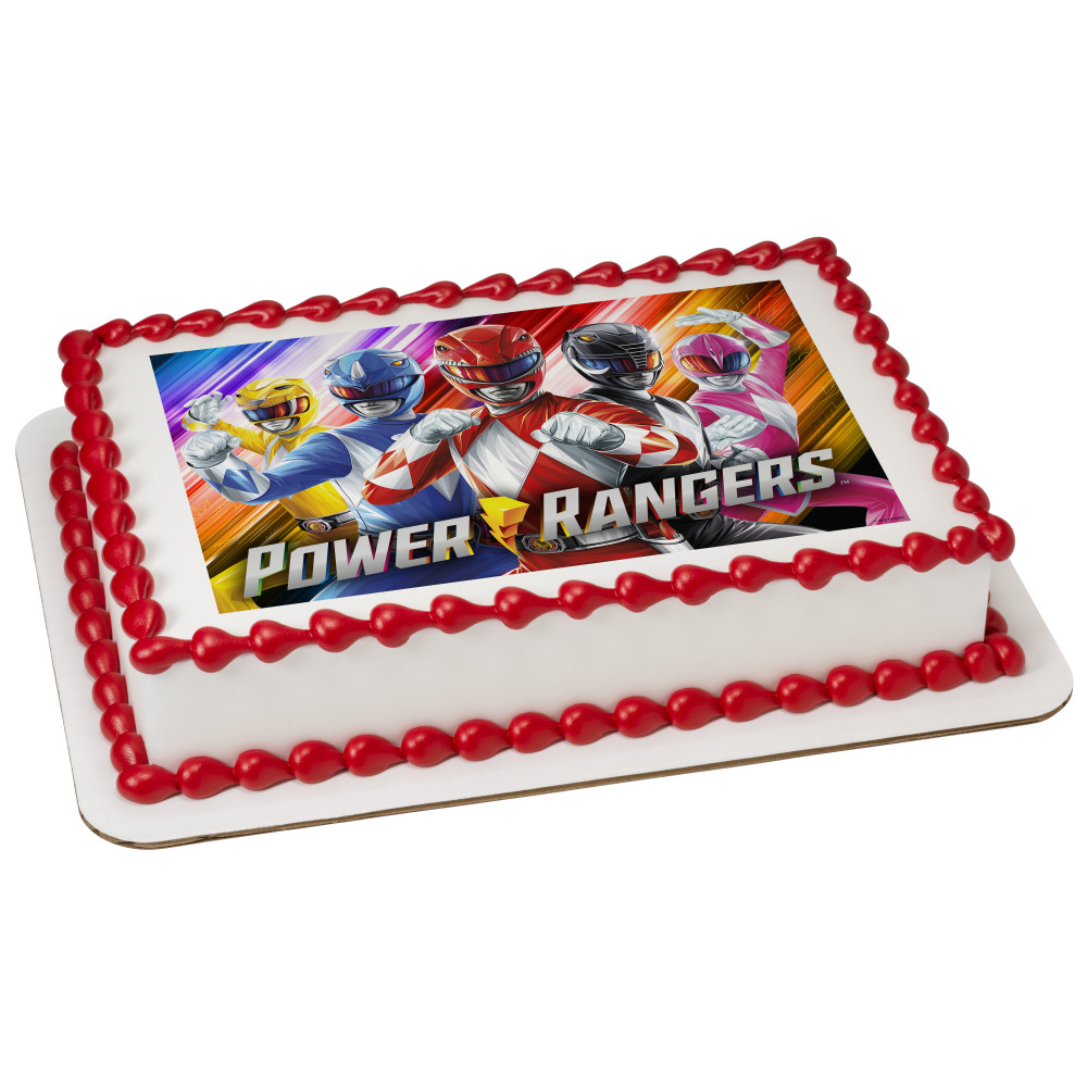 Order Power Rangers™ Morphin Time! Edible Image® by PhotoCake® Cake ...