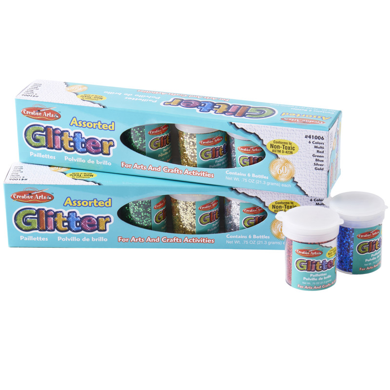 Charles Leonard Creative Arts by Charles Leonard Glitter, Assorted ...