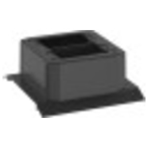 Panduit AFR4JB2SBL Above Floor Raceway Junction Box, Black | Graybar Store