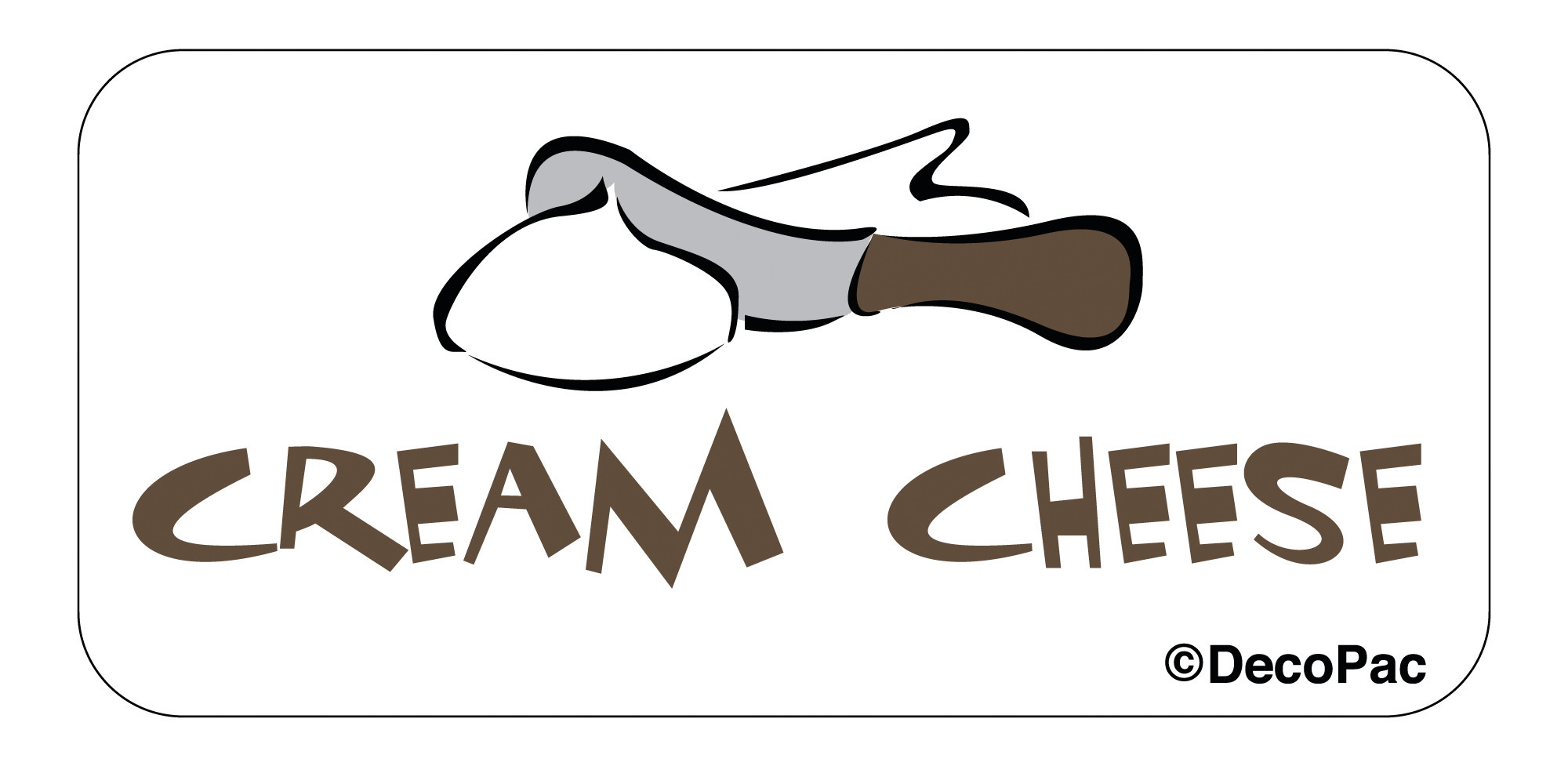Cream Cheese Label | DecoPac