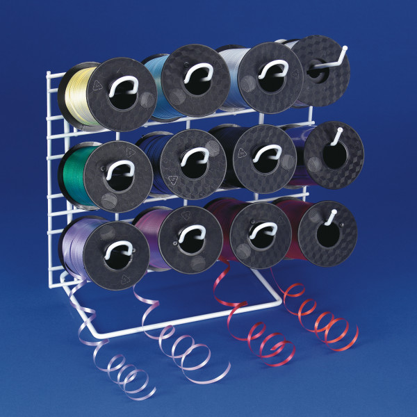 12 Roll Curling Ribbon Rack | DecoPac