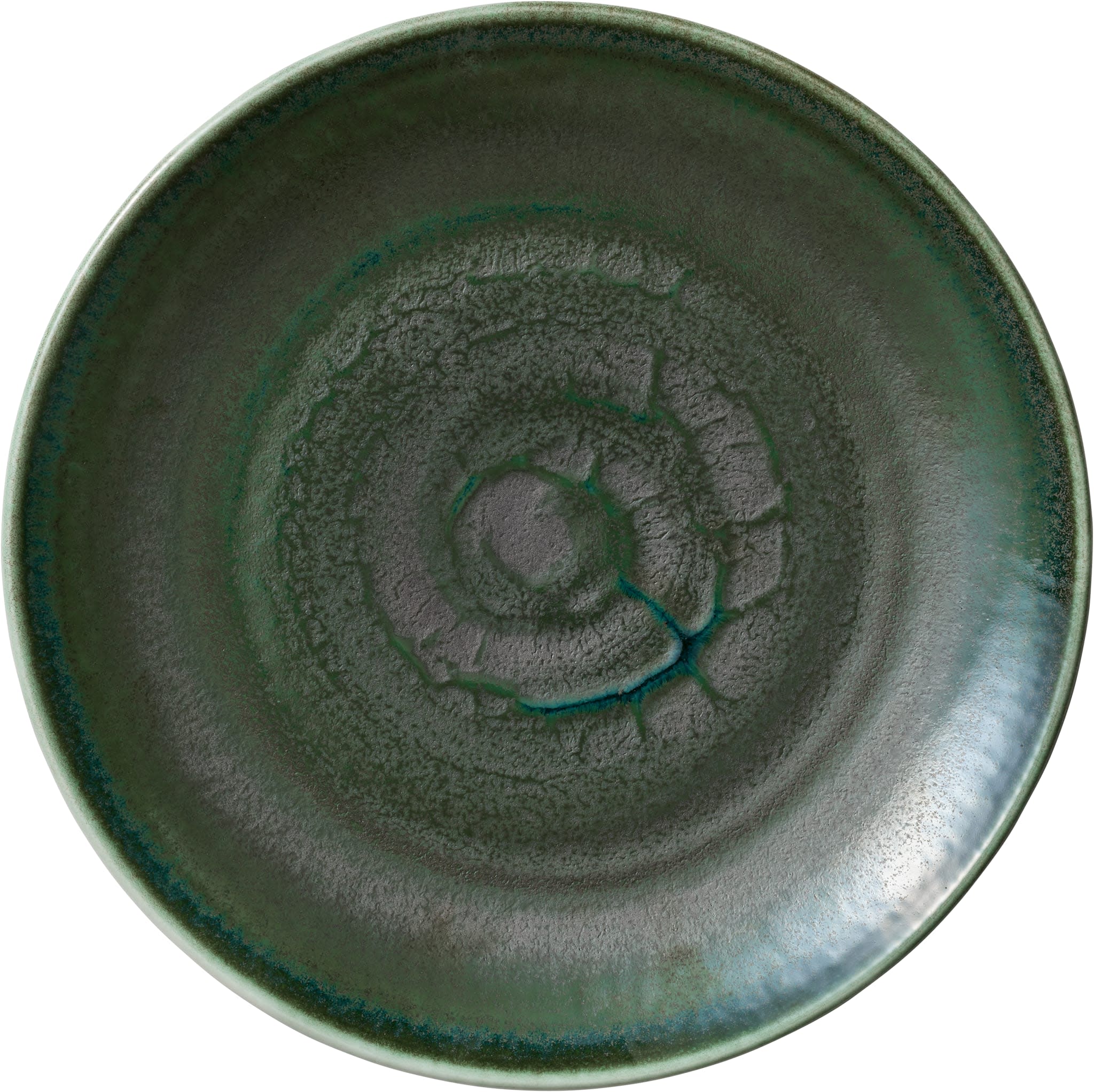 Perfect Match Plate Round Coupe, 10 1/2", Avocado - Libbey FS