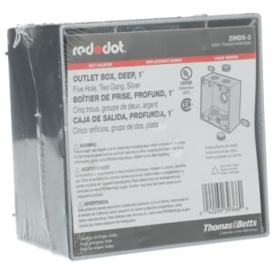 ABB (Thomas And Betts) 2IHD5-3 Red-Dot Weatherproof Box, Aluminum Die ...