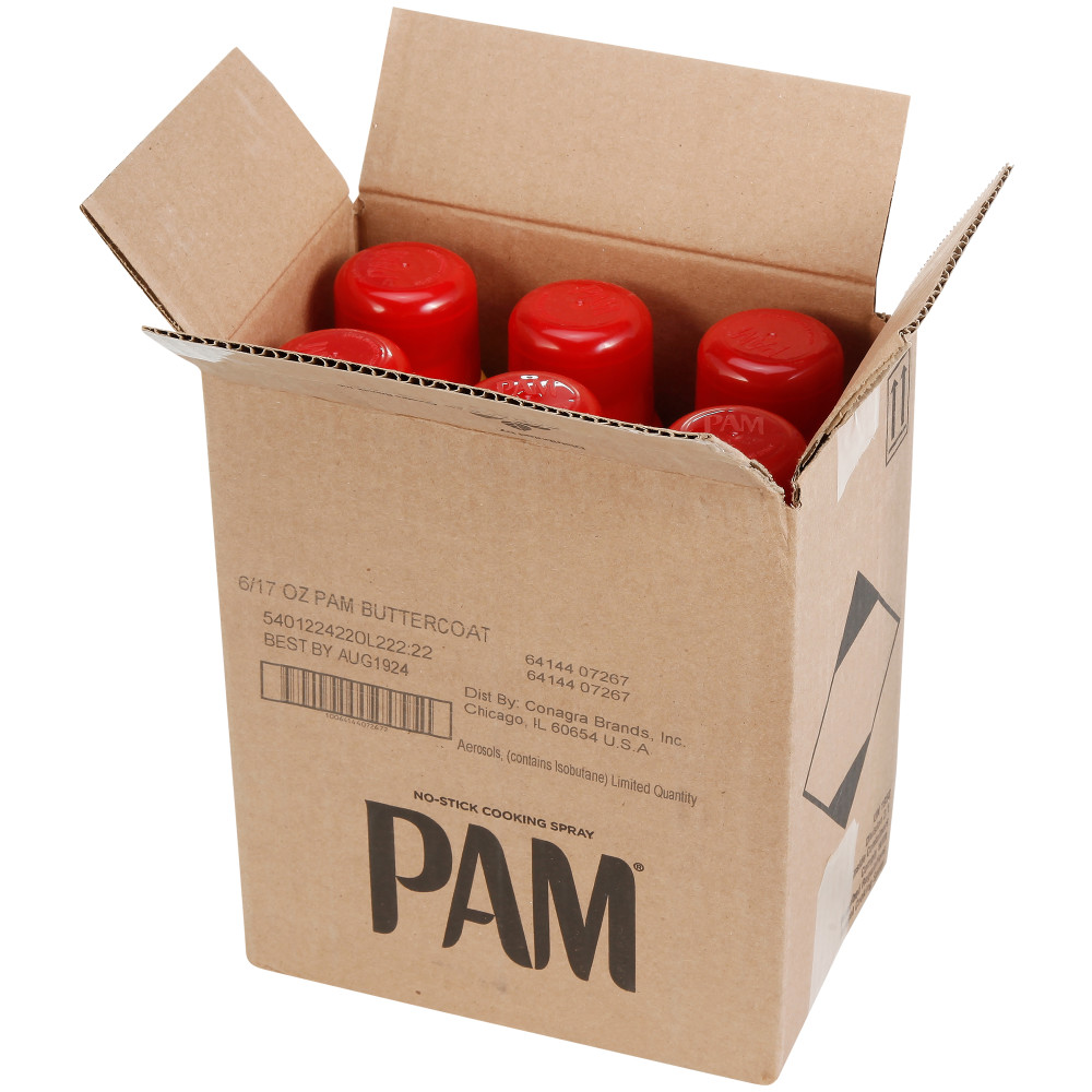 PAM® Buttercoat Cooking Spray 6/17 oz | Conagra Foodservice