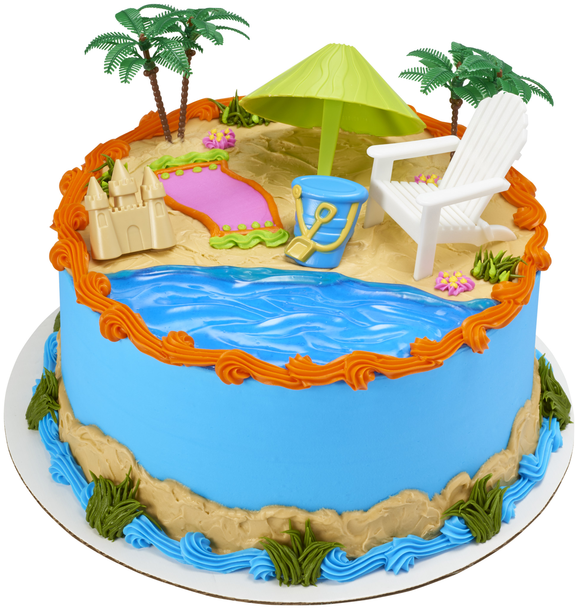 Beach Chair And Umbrella Decoset | DecoPac