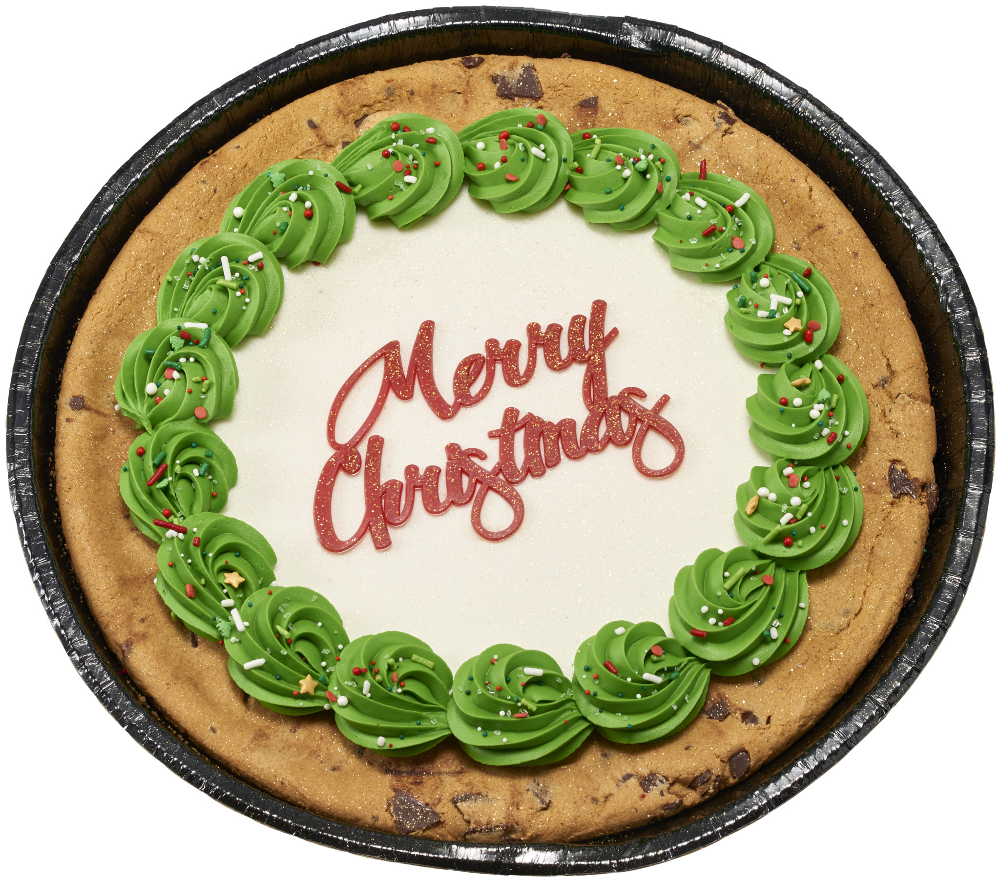 Merry Christmas Script Glitter | DecoPac