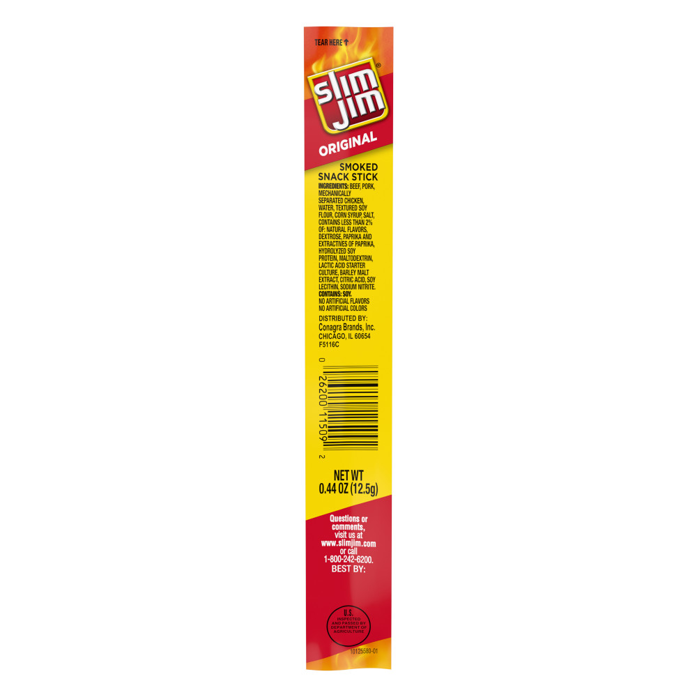 0.44oz Slim Jim Original Stick | Conagra Foodservice
