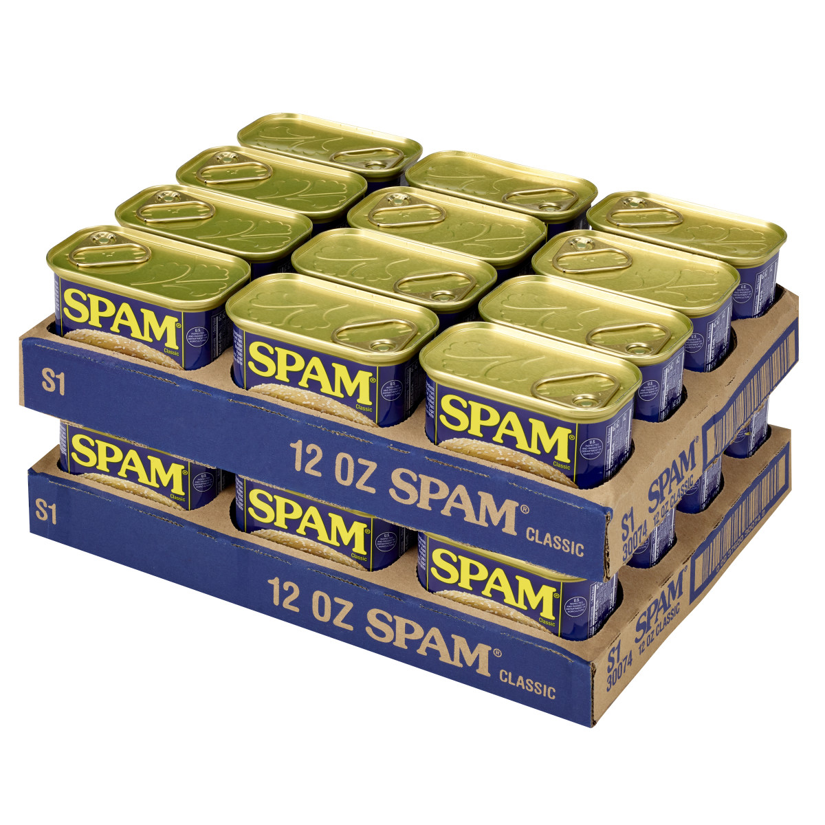 SPAM® Luncheon Meat, 24/12oz. • Hormel Product Code: #30074 • Hormel ...