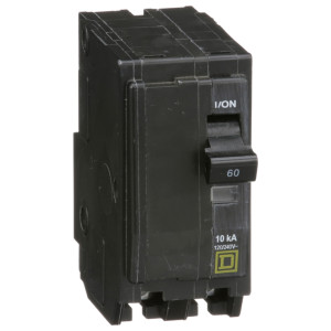 Square D (Schneider Electric) QO260 QO Miniature Circuit Breaker, Plug-In, 10kA, Common Trip ...