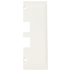 CommScope 1-2111022-3 Faceplate Kit, Non-Labeled, 1-Gang, 2 Port ...