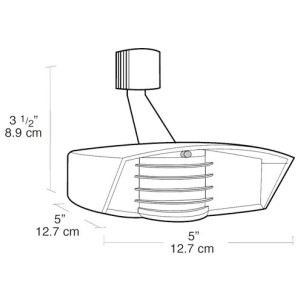 RAB Lighting STL110-LED Outdoor Motion Sensor, Bronze, Photoelectric ...