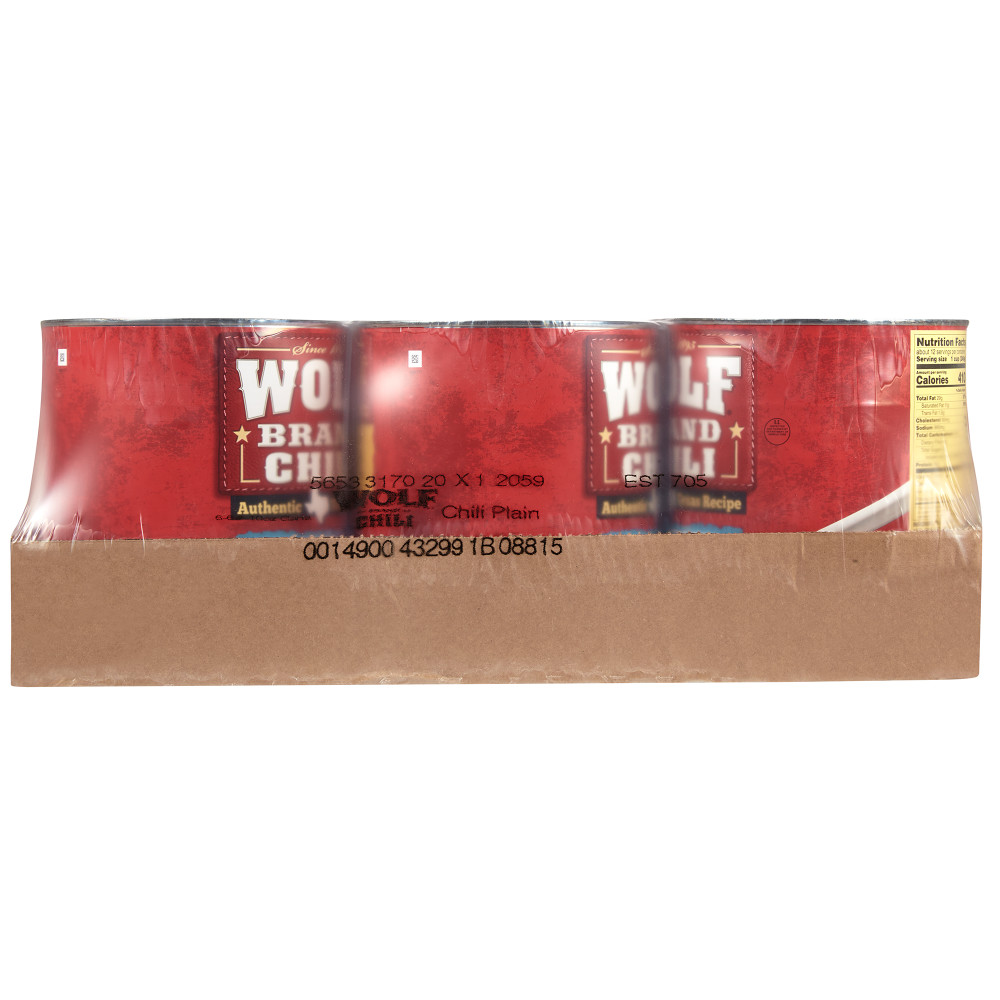 WOLF Brand Chili With No Beans | Conagra Foodservice