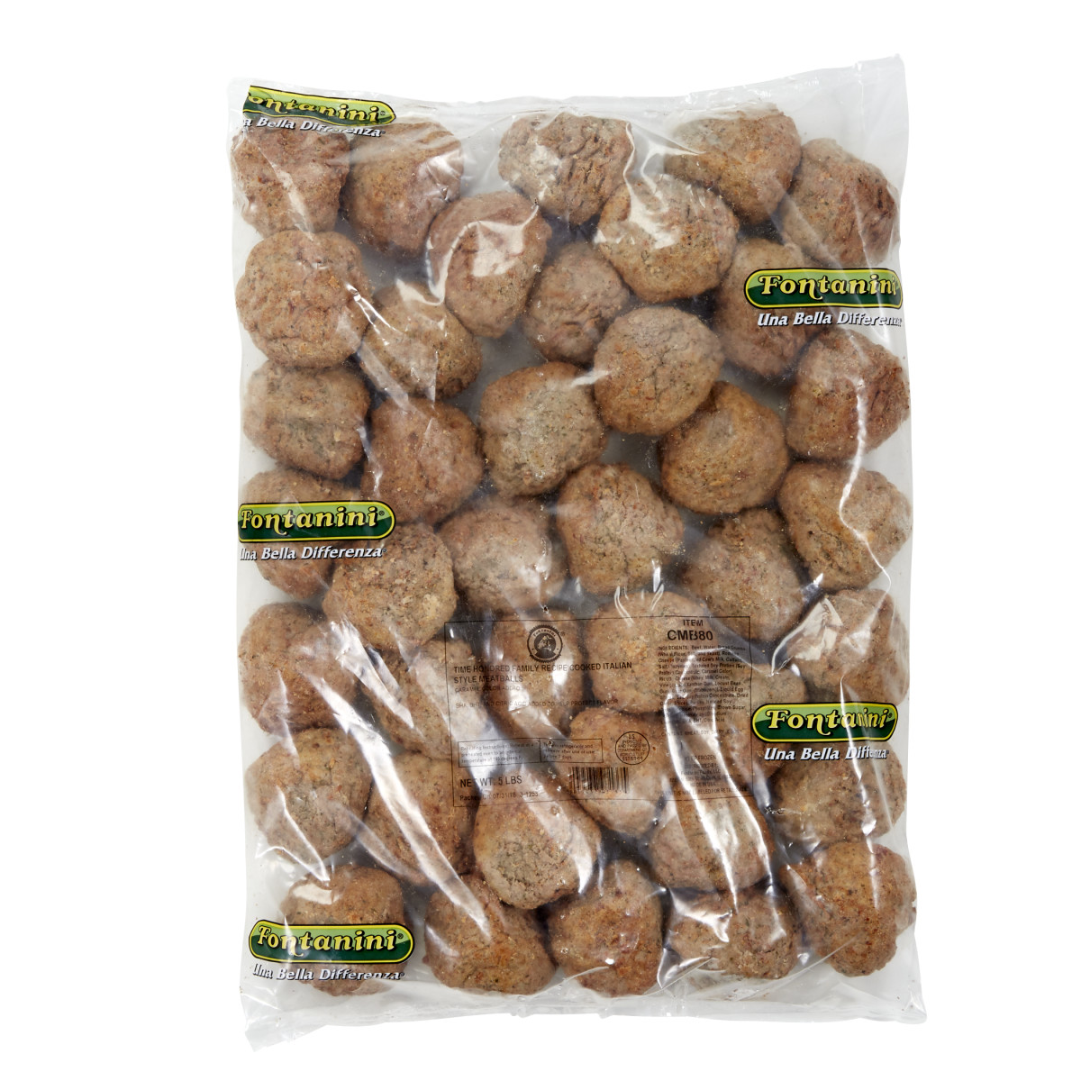 FONTANINI® Meatball, Cooked, Beef, Extended, 2 oz, 2/5 lb • Hormel ...