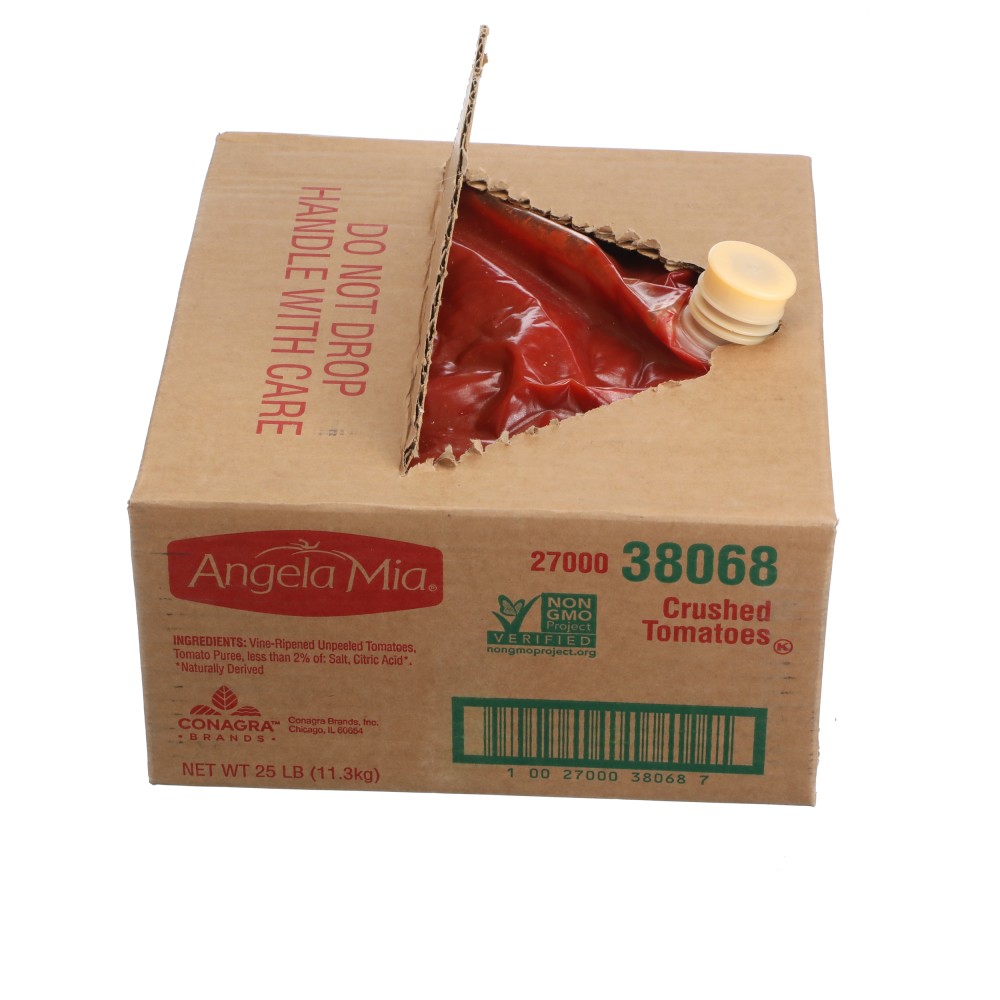 Angela Mia Crushed Tomatoes - 1/3 Gal, Bag-in-Box | Conagra Foodservice
